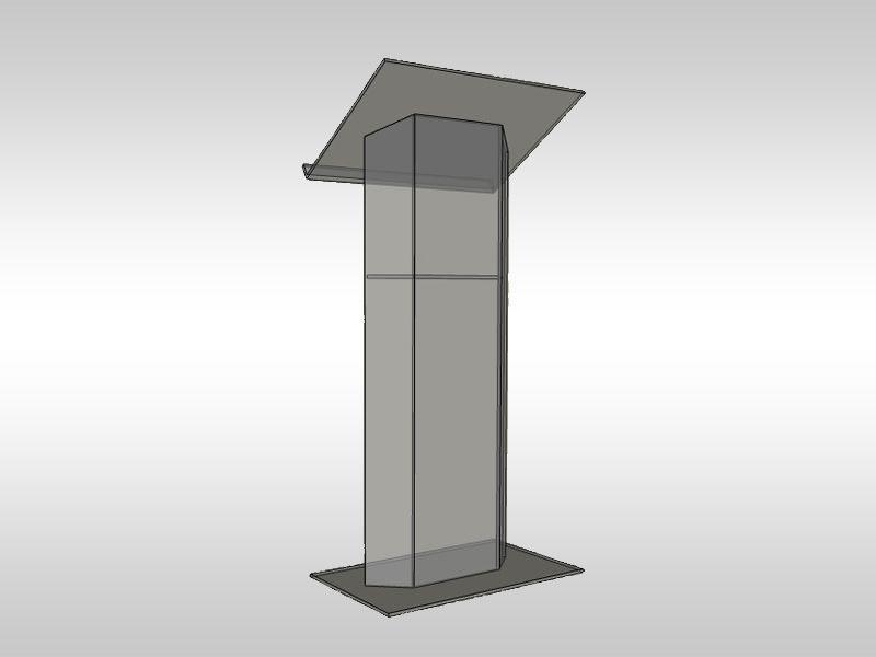 Govornica od klirita - Model G 02 | Reklamni Materijal